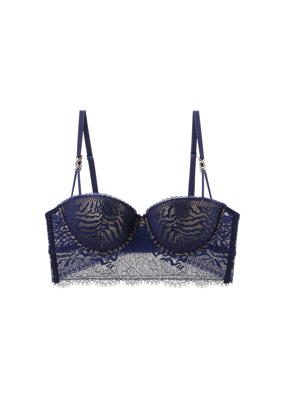 Daring Blue Push-Up Balconette Demi Bra | UCALingerie