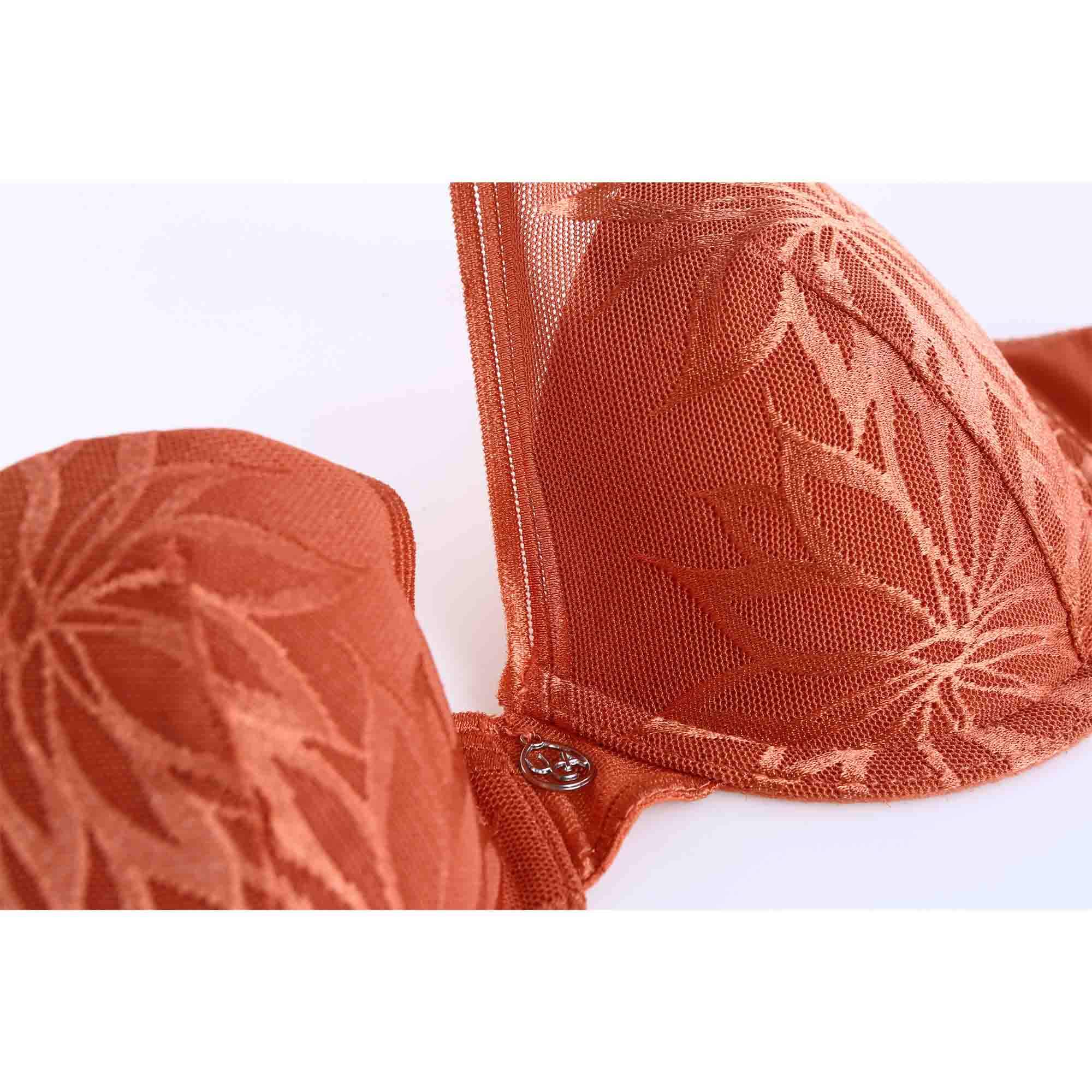 Special Deals NATALIE Plus Glamorous Sexy Plunge Molded Floral Lace Bra